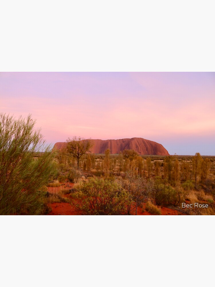 "Summer Sunrise at Uluru" Sticker by Bexta25 | Redbubble