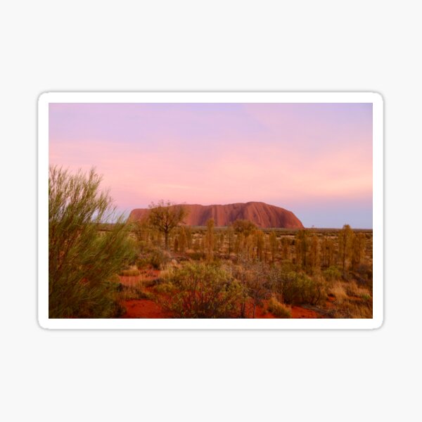 "Summer Sunrise at Uluru" Sticker by Bexta25 | Redbubble
