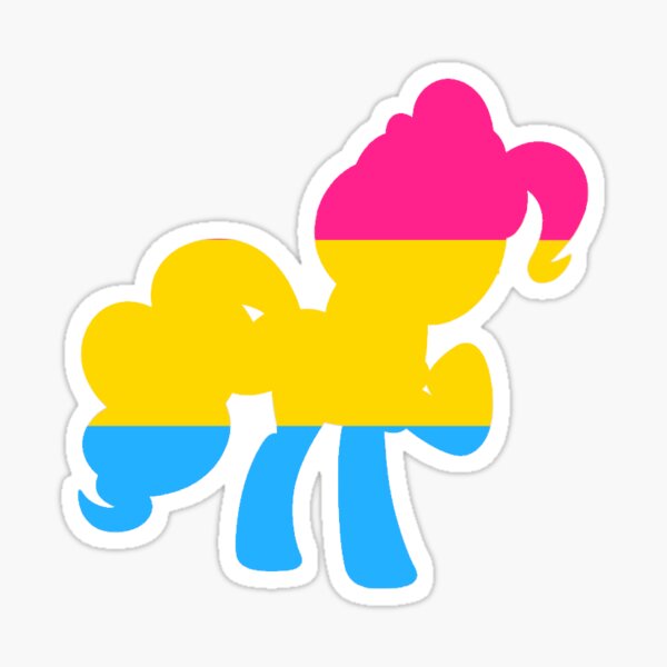 "Pinkie Pie Pan Pride" Sticker by gaymares | Redbubble