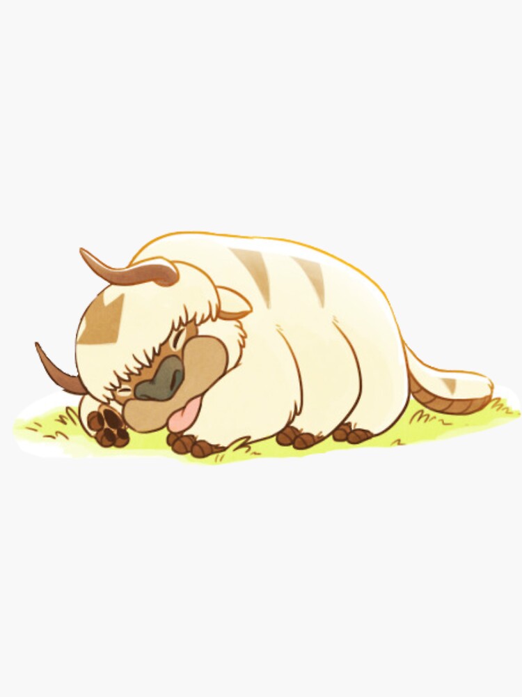 "appa being cute" Sticker for Sale by kendralauu | Redbubble