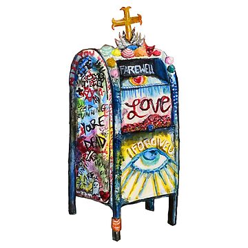 "danger days mailbox" Sticker for Sale by pinkish-ink | Redbubble