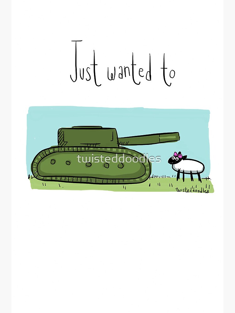 "Tank ewe" Greeting Card for Sale by twisteddoodles | Redbubble