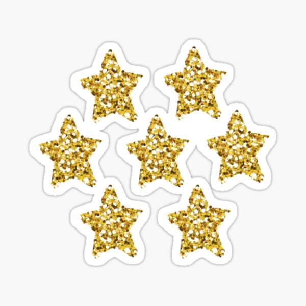 "Gold star sticker pack" Sticker by Estigoldberg | Redbubble