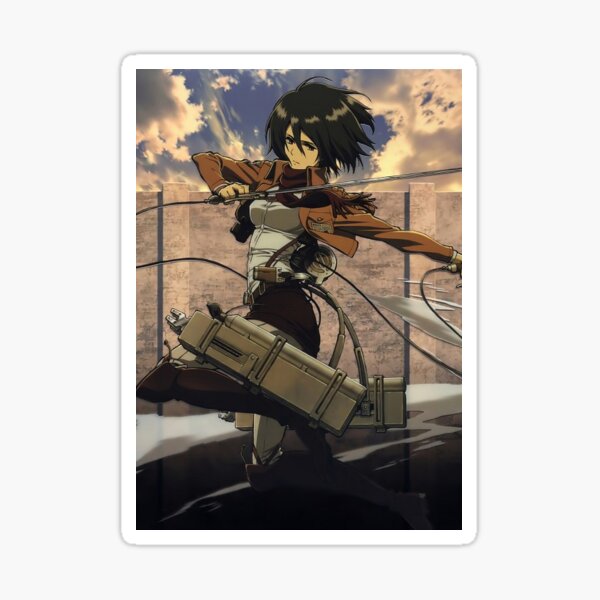 Sticker « Mikasa - SNK », par grueda21 | Redbubble