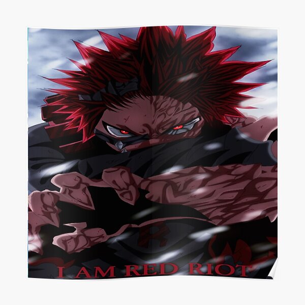 "kirishima " Poster by Tooiccymoney | Redbubble