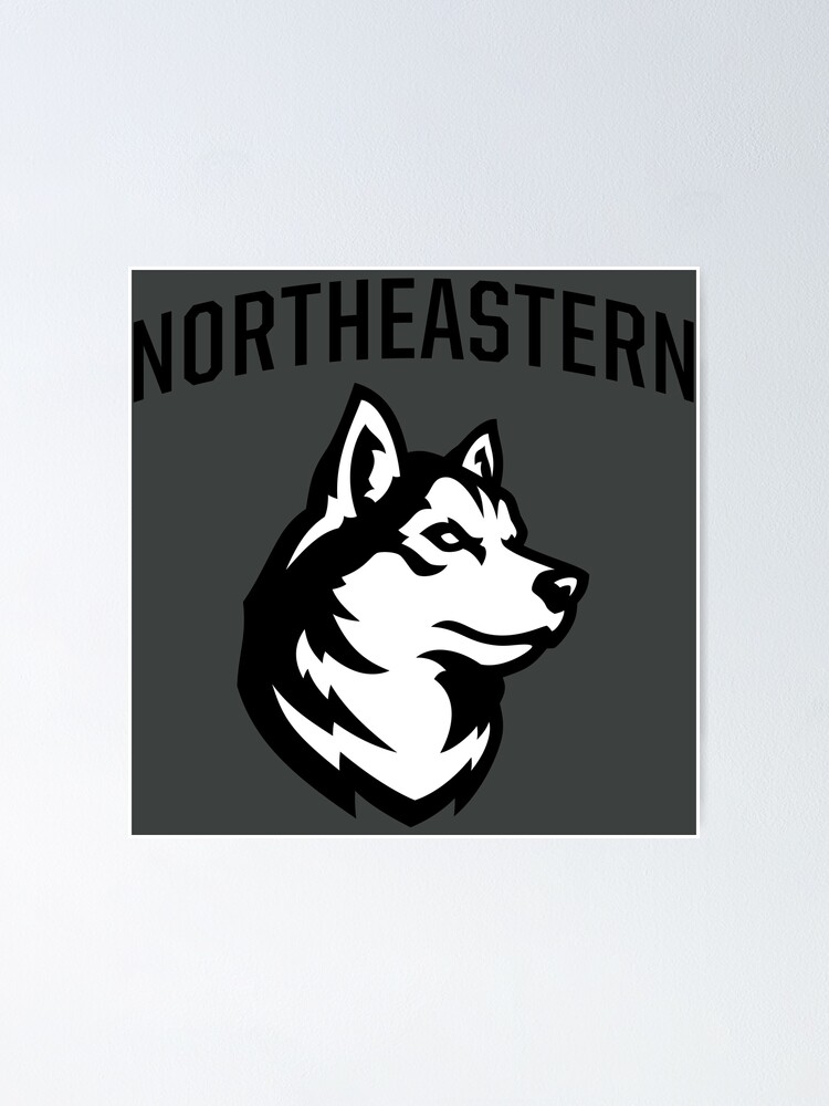 "Northeastern Huskies primary" Poster by Youssef-shop | Redbubble