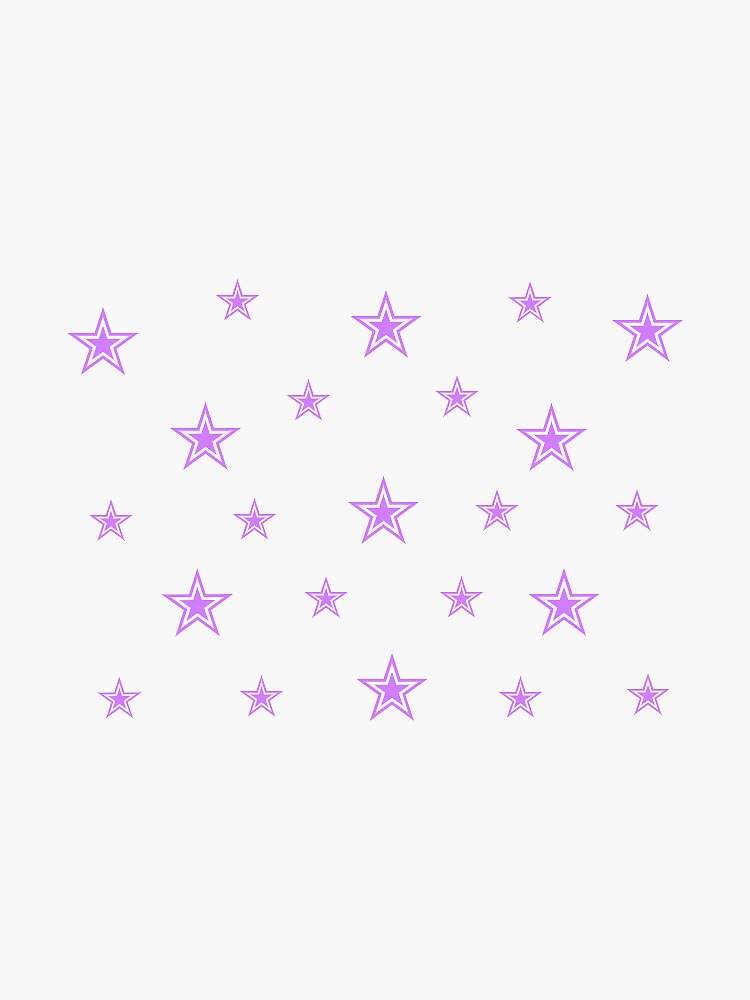 "Purple Star Sticker Pack " Sticker by mollywilliams11 | Redbubble