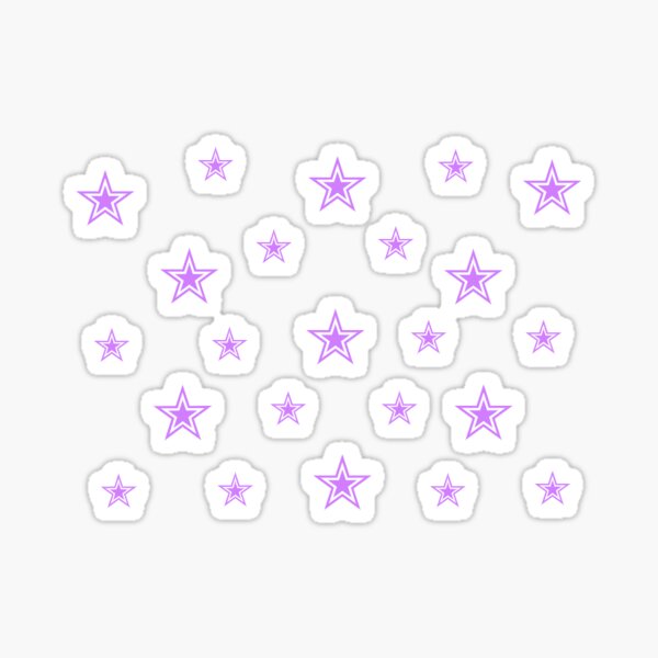 "Purple Star Sticker Pack " Sticker by mollywilliams11 | Redbubble