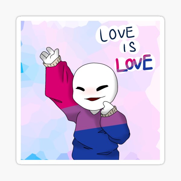 "Love is Love Bisexual" Sticker for Sale by jessieofficial | Redbubble