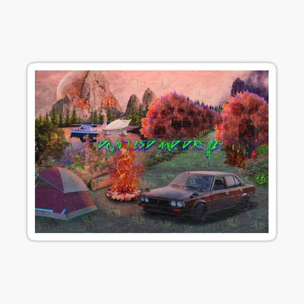 "LSD Art" Sticker for Sale by aikth | Redbubble