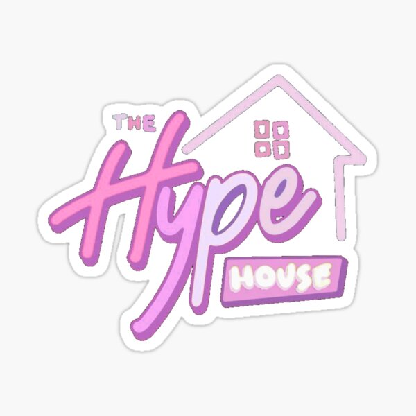 "Hype House Logo Pink" Sticker for Sale by SimplebutSweet | Redbubble