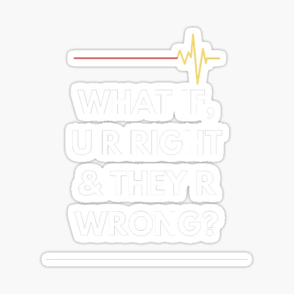 "What If?" Sticker by aleapoffaith | Redbubble