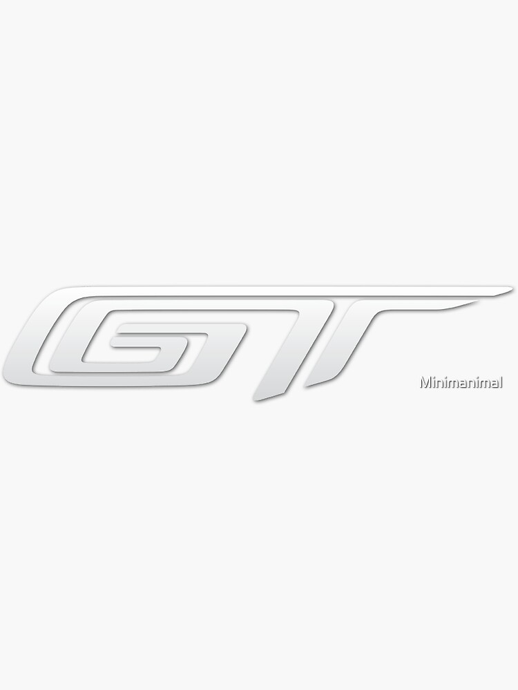"Ford GT logo" Sticker for Sale by Minimanimal | Redbubble