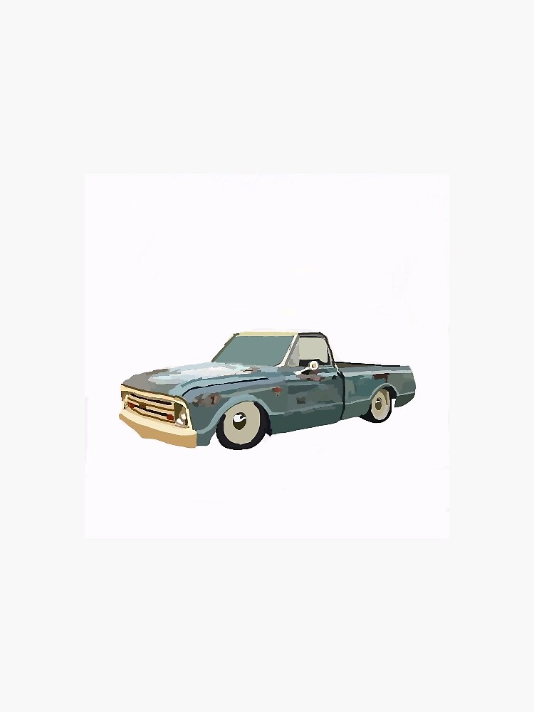 "Chevy C10 " Sticker by anniehartin | Redbubble