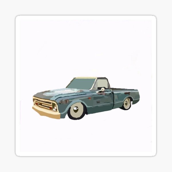 "Chevy C10 " Sticker by anniehartin | Redbubble