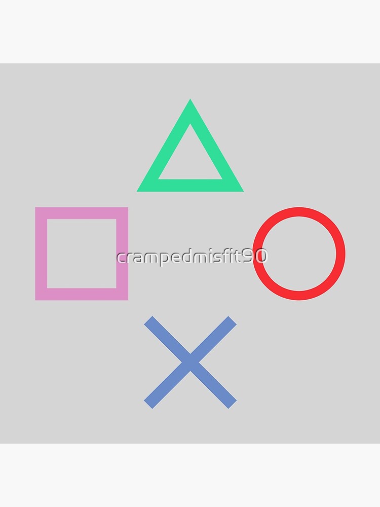 "Playstation Buttons Logo PS1 PSX PS2 PS3 PS4 PS5" Clock for Sale by ...