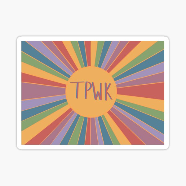 "TPWK" Sticker by danasaur200 | Redbubble