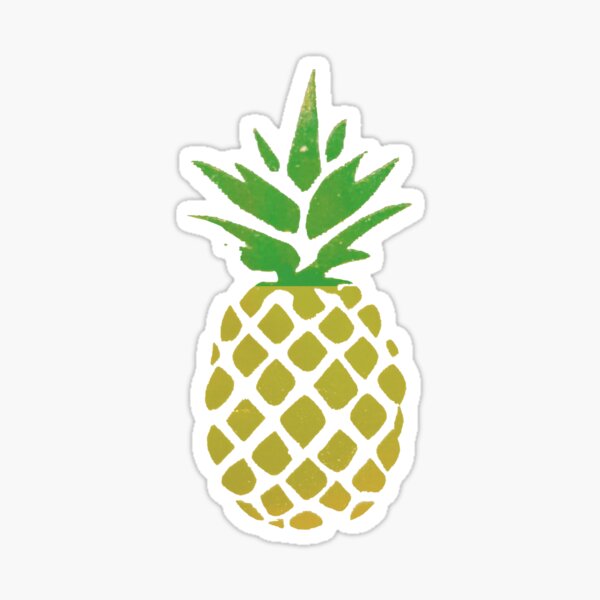 "Pineapple " Sticker for Sale by Cobbwebski | Redbubble