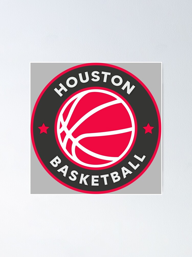 "HOUSTON BASKETBALL" Poster for Sale by MARKER-B | Redbubble