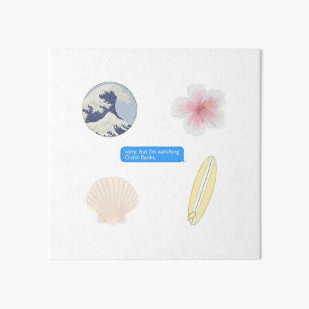 "Beach sticker pack" Art Board Print for Sale by ninaxces | Redbubble