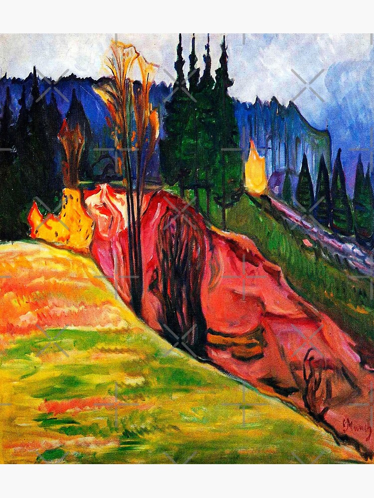 From Thuringewald-Edvard Munch Premium Matte Vertical Poster sold by ...