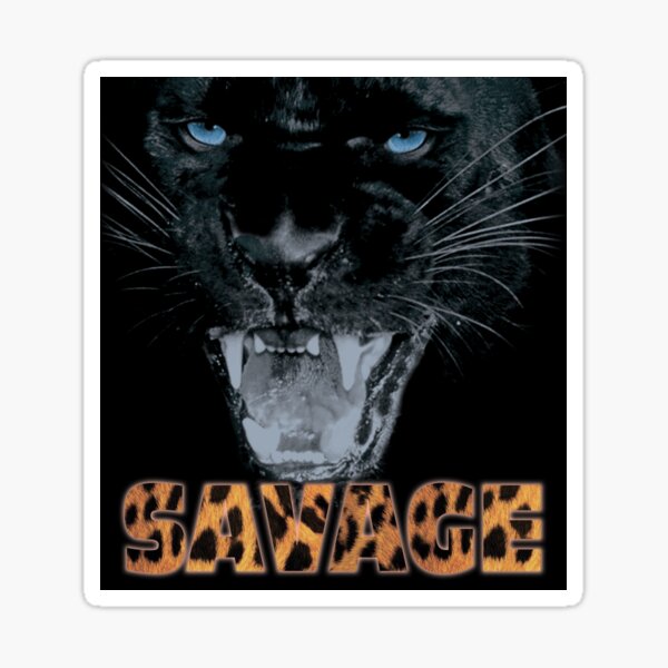 "SAVAGE" Sticker for Sale by SergeyDigital | Redbubble