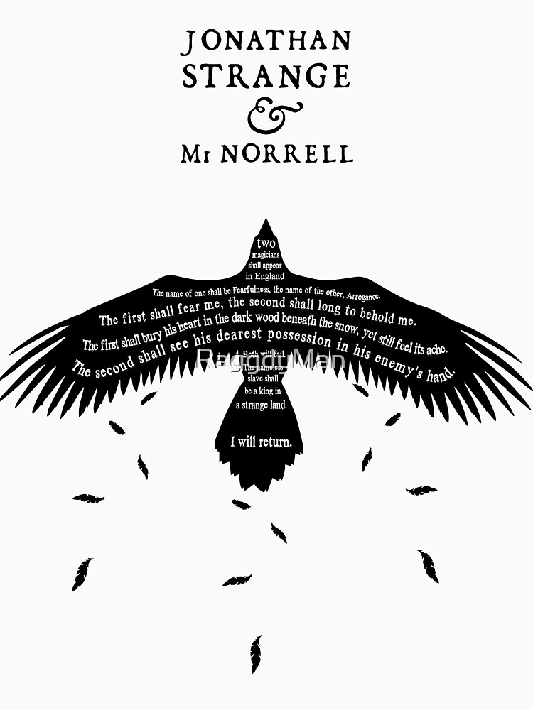 "Jonathan Strange & Mr. Norrell" T-shirt for Sale by RaggdyMan ...