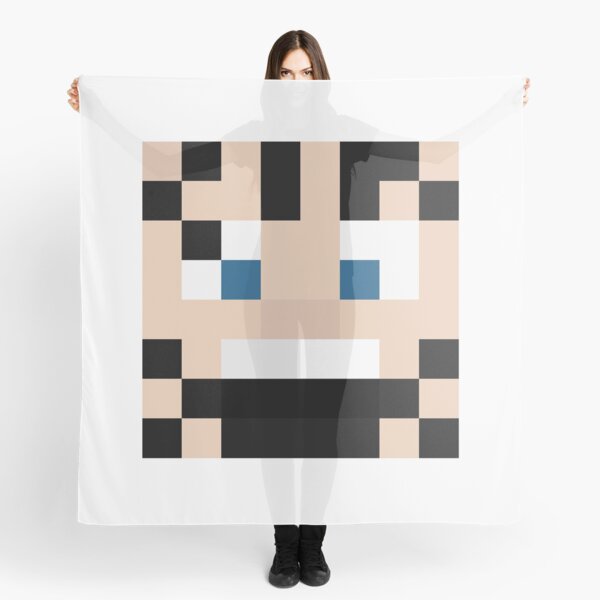 "djh3max Minecraft skin - HatFilms Ross face" Scarf for Sale by ...