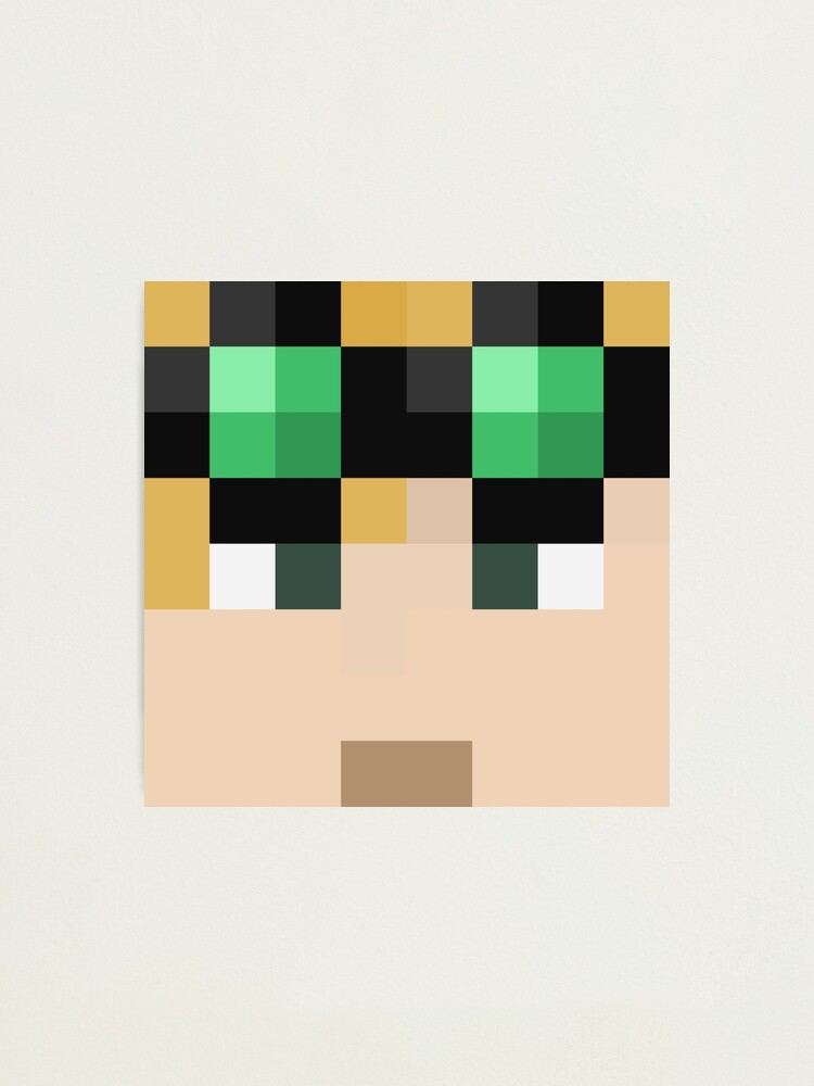 "LividCoffee Minecraft skin - Yogscast Duncan face" Photographic Print ...