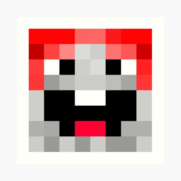"ExplodingTNT Minecraft skin" Art Print by youtubedesign | Redbubble