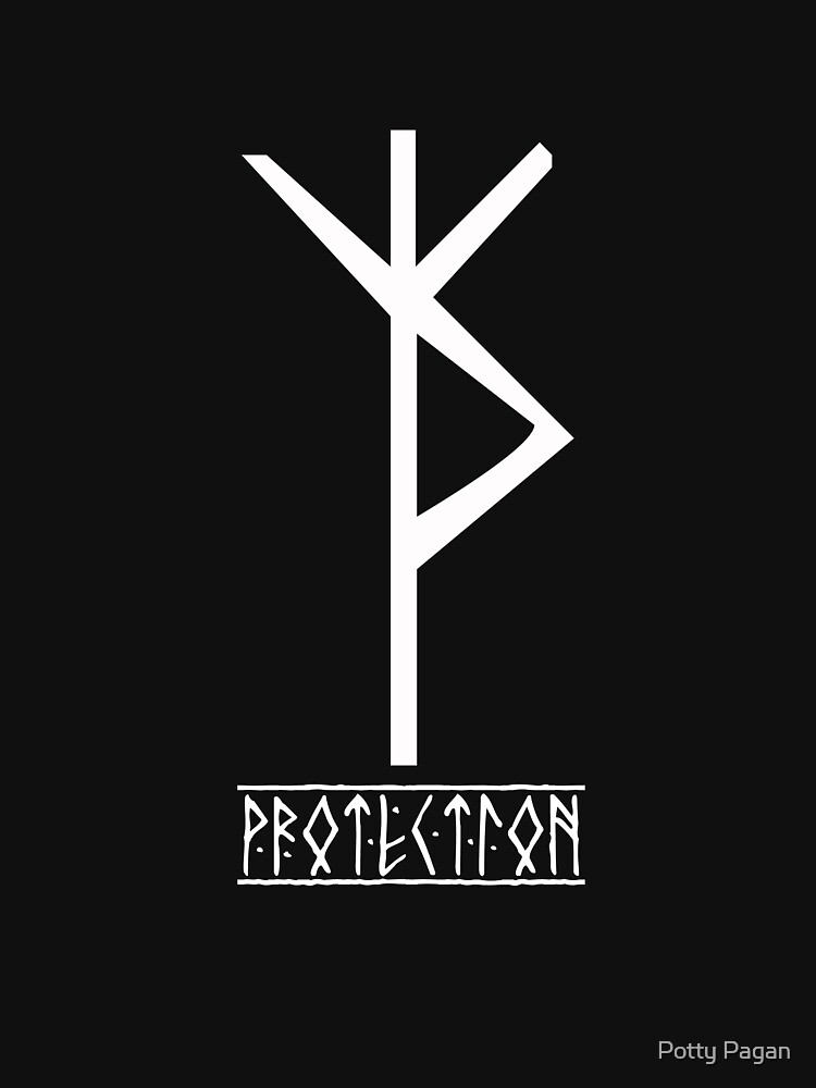 "a runic protection sigil " T-shirt for Sale by potty | Redbubble ...