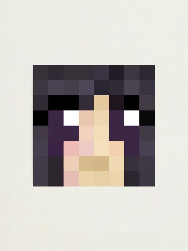 "Nanosounds Minecraft skin - Yogscast Kim face" Photographic Print by ...