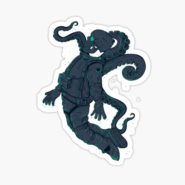 "Cosmic Spaceman" Sticker for Sale by jess1586 | Redbubble