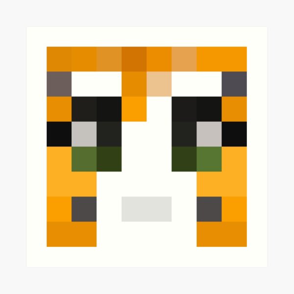 "Stampy Minecraft skin" Art Print for Sale by youtubedesign | Redbubble