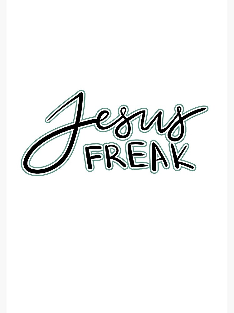 "Jesus Freak Stickers" Spiral Notebook for Sale by sennaevln | Redbubble
