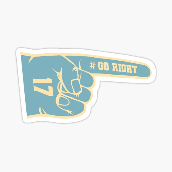 "Seventeen Left and Right Go Right Sign" Sticker for Sale by meeowtine ...