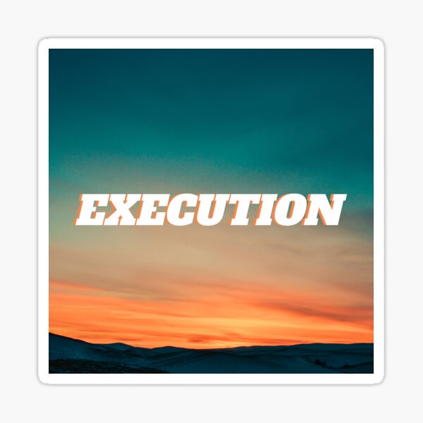 "Execution Amazing Digital Art Design" Sticker by varezmarques | Redbubble