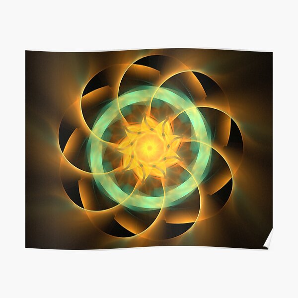 "Copper Green Helix" Poster by KimSyOk | Redbubble