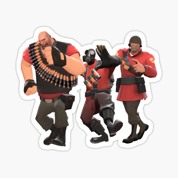"Team Fortress 2 - Conga!" Sticker for Sale by RelaxDesigns | Redbubble