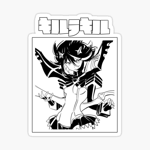 "KILL LA KILL" Sticker for Sale by majotoyokai | Redbubble