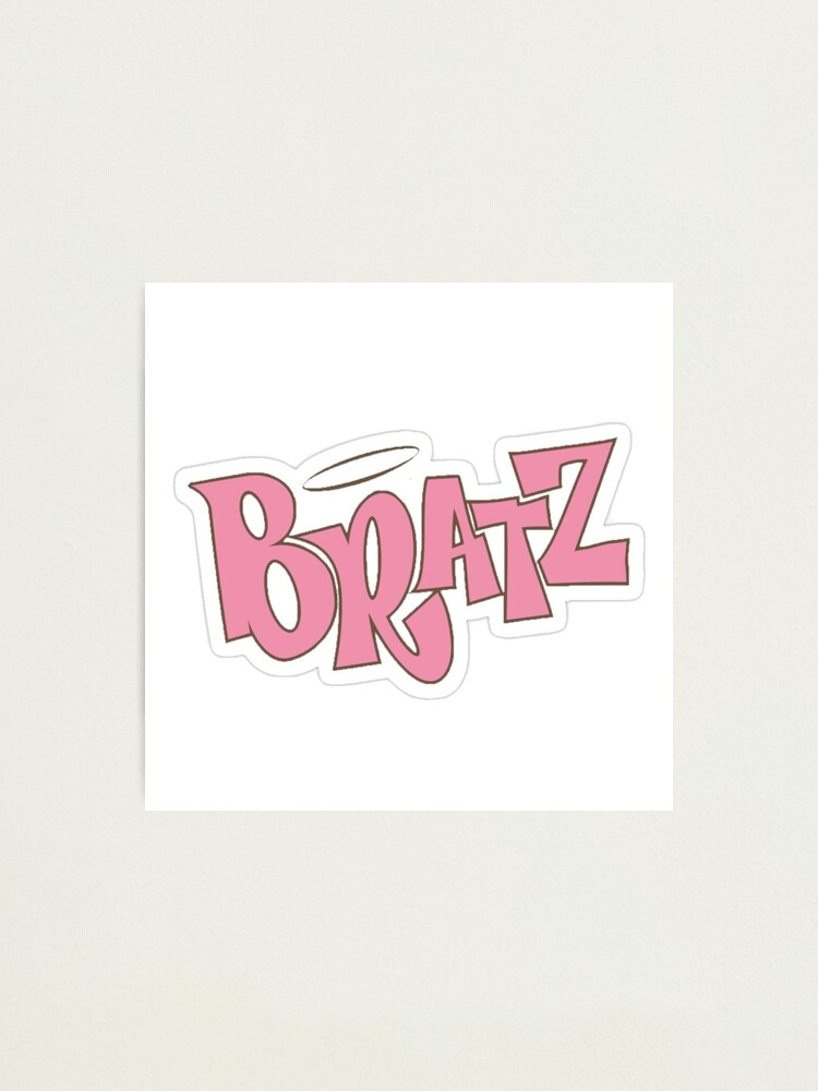 "pink bratz logo" Photographic Print by ellentyrrell | Redbubble