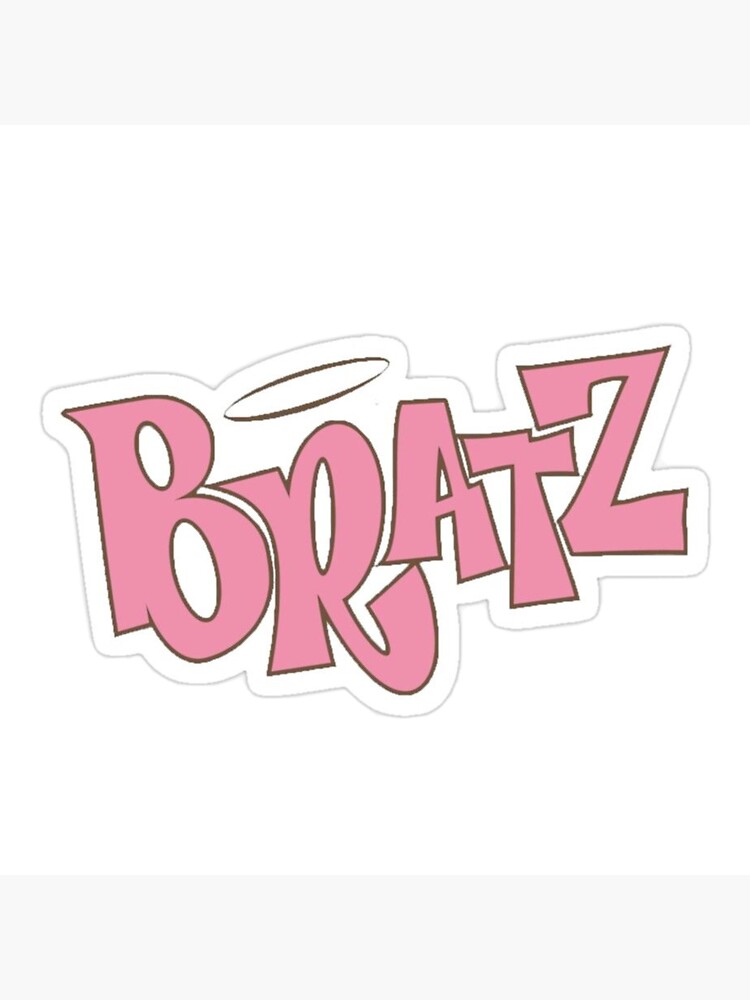 "pink bratz logo" Sticker by ellentyrrell | Redbubble
