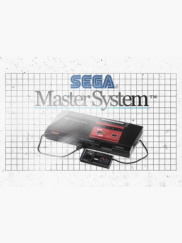 "Retro Gaming Master system console" Poster by benbdprod | Redbubble
