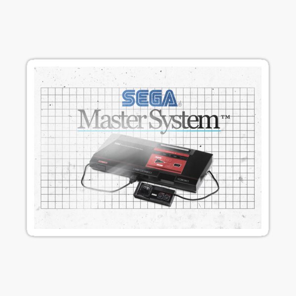 "Retro Gaming Master system console" Sticker by benbdprod | Redbubble