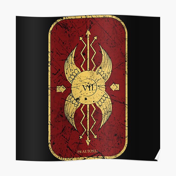 "Roman Empire Symbol Praetorian Shield" Poster for Sale by quark ...