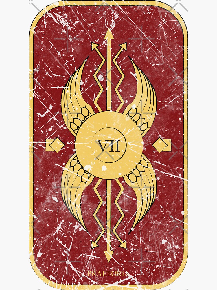 "Roman Empire Symbol Praetorian Shield" Sticker by quark | Redbubble