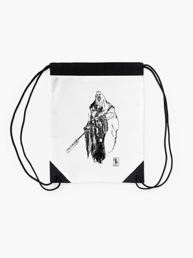 "Sekiro - Corrupted Monk" Drawstring Bag for Sale by shydesign | Redbubble