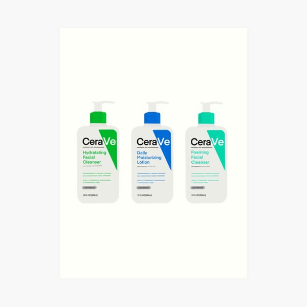 "CeraVe sticker pack" Art Print for Sale by diegocasbor | Redbubble
