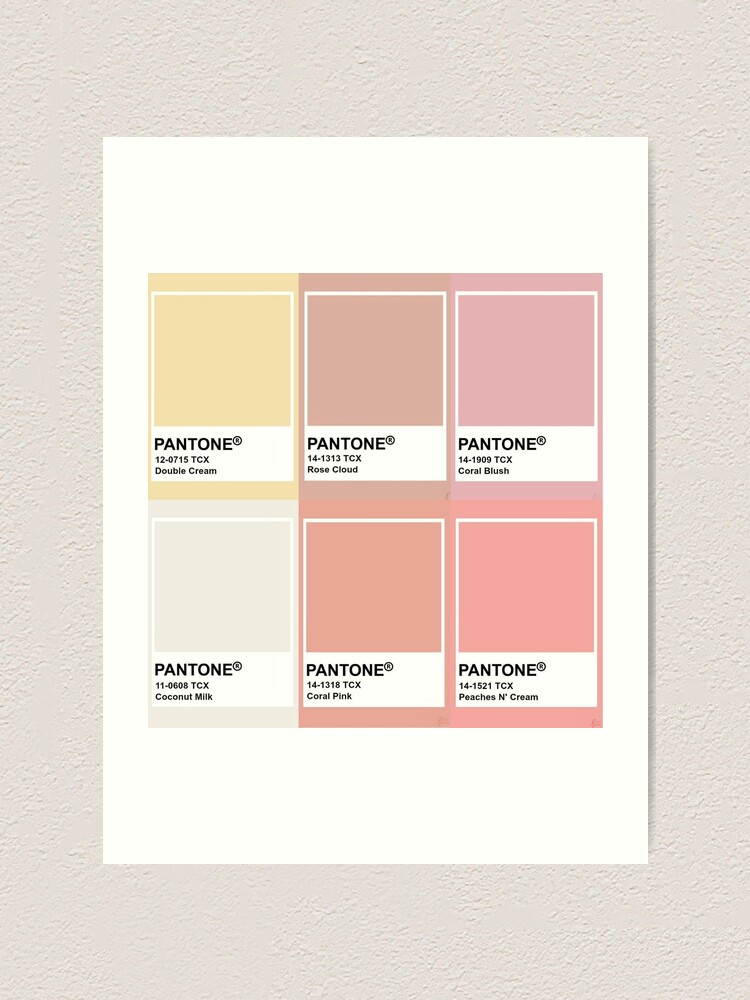 "Pantone Color Swatch Pattern" Art Print for Sale by solange-annick ...