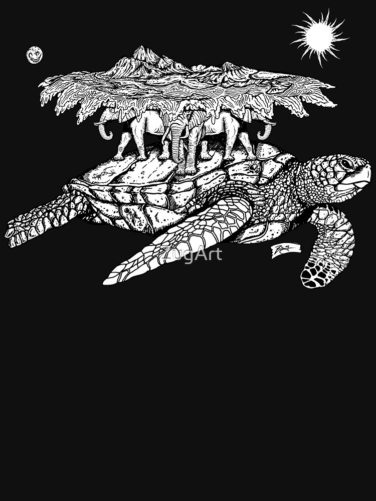 "World Turtle" T-shirt for Sale by ZugArt | Redbubble | universe t ...